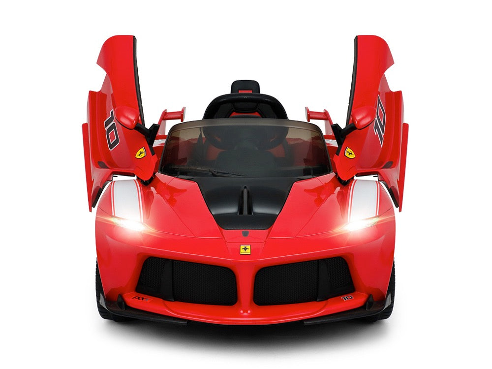 Ferrari Scuderia Fxx Elektrische Kinder Circuit Auto 12-volt met Vleug ...