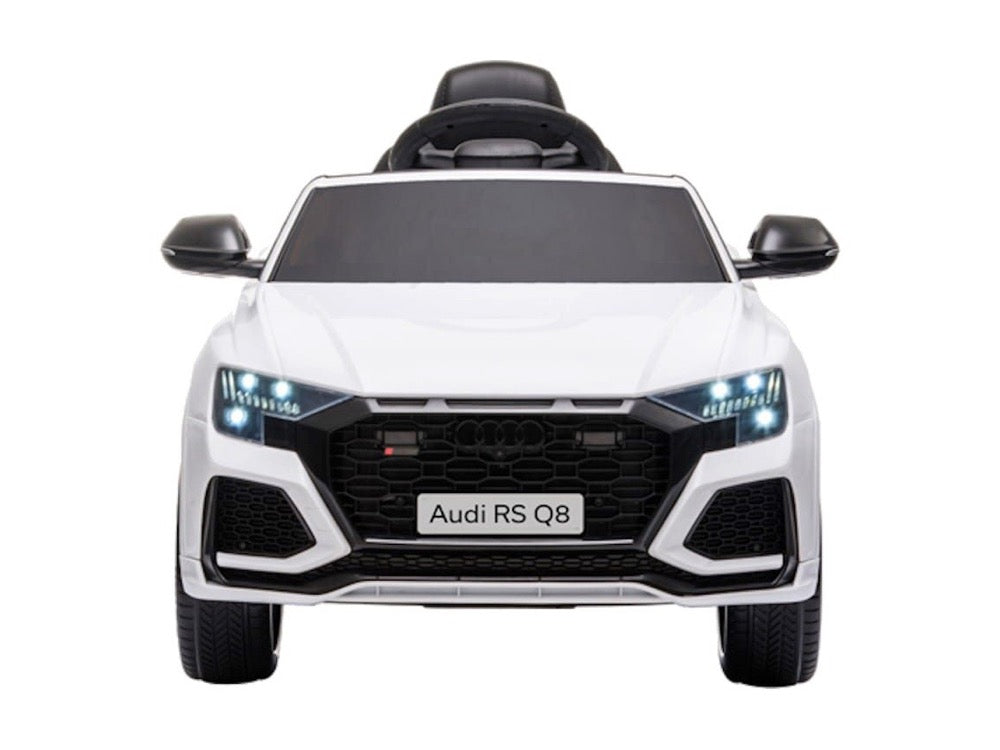 Audi RSQ8, 12 volt Kinderauto Full option Rubberen banden Kunstleder z ...